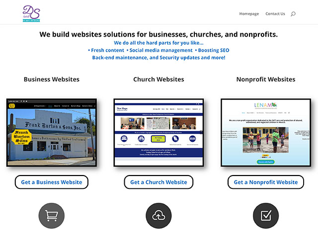 Website Solutions - D and S Designs